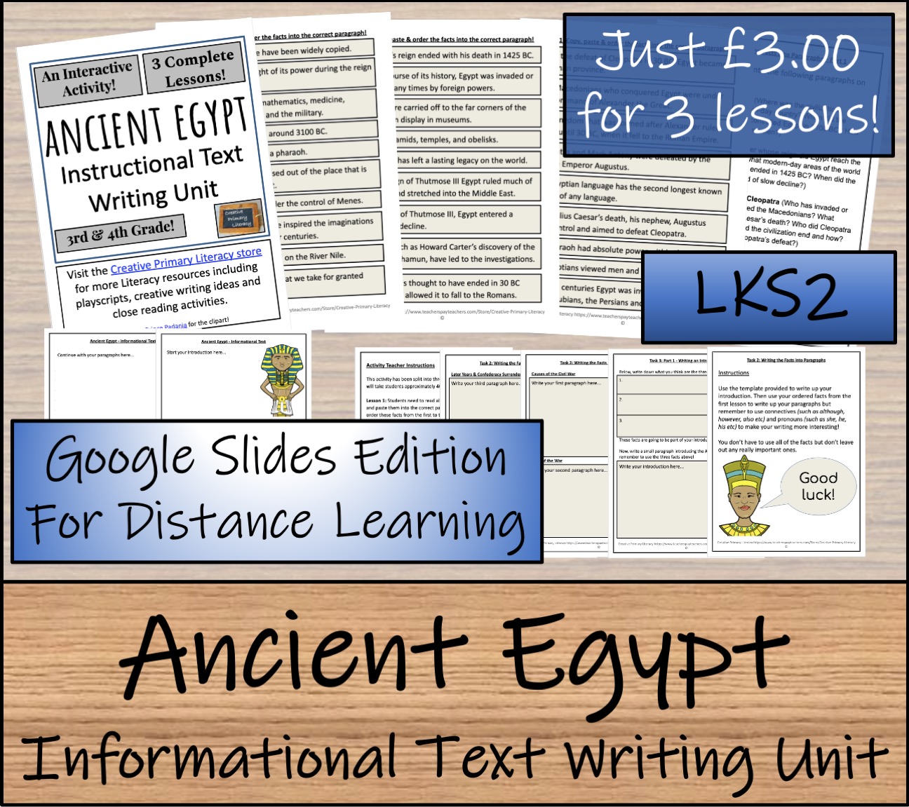 LKS2 Ancient Egypt Informational Text Writing Unit | Digital & Print ...