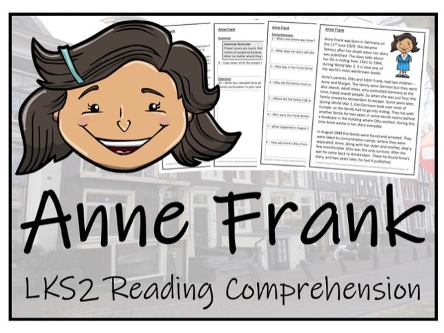 LKS2 Anne Frank Timeline Display, Sorting, Reading Comprehension ...