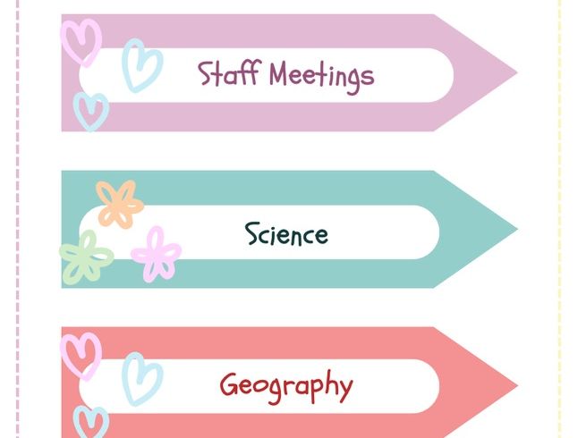 Classroom Folder Labels – Printable Subject & Admin Labels for KS1 ...