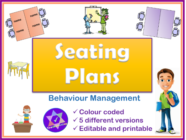 Seating Plan Pack - Group Work, Behaviour Management and Focus Tables ...