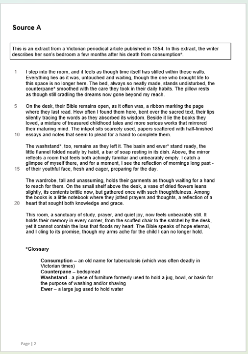 GCSE English Language Paper 2 Questions 2 and 3 - Stretch & Challenge ...