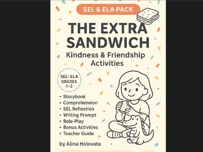 Kindness & Inclusion SEL Story + Activities | The Extra Sandwich ...