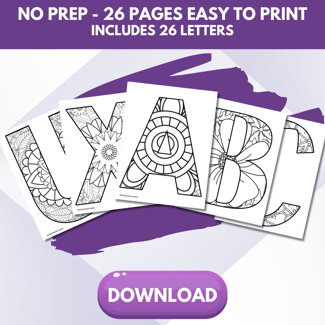 Creative Alphabet Learning with A to Z Mandala Coloring Pages ...