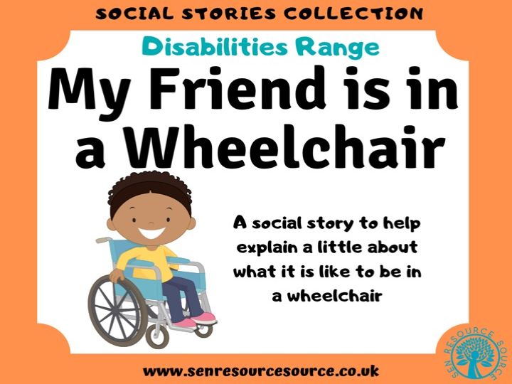 My Friend is in a Wheelchair Social Story | Teaching Resources