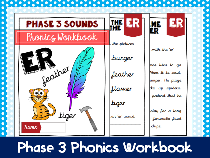 'er' Phonics Workbook | Teaching Resources