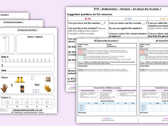 Early Years Maths Resources: Counting Worksheets and Ideas | Tes