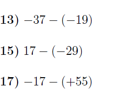 6 Worksheets on Subtracting integers (with solutions) | Teaching Resources
