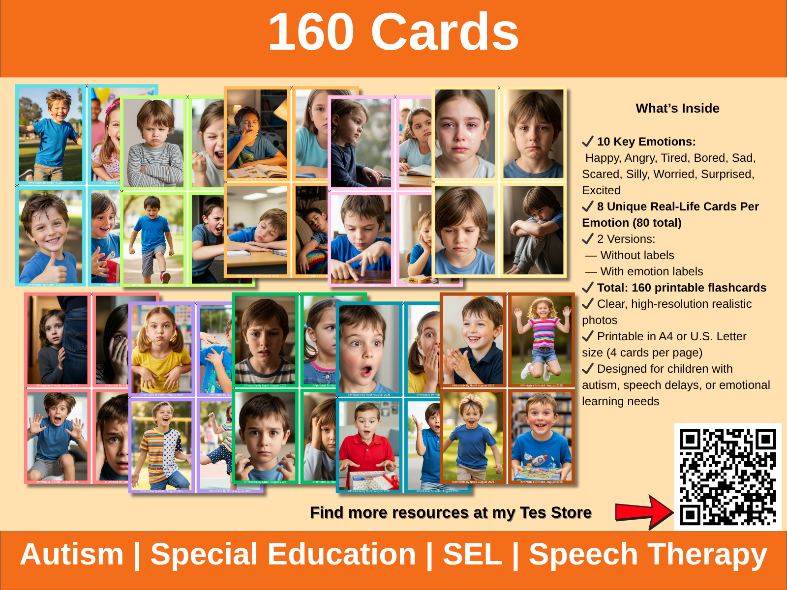 Emotions and Feelings Flashcards with Real Photos | Autism | SEN ...