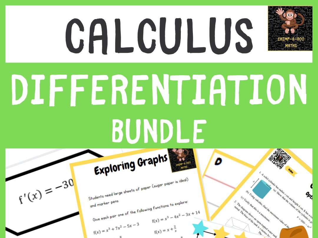 Differentiation And Integration Bundle Teaching Resources