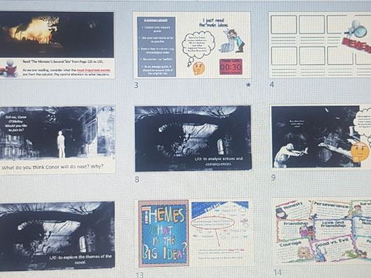 'A Monster Calls' KS3 English fiction | Teaching Resources