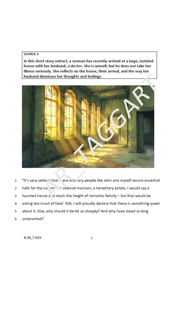NEW- AQA (2026) GCSE English Language Paper 1 | + Q5 Writing Support ...