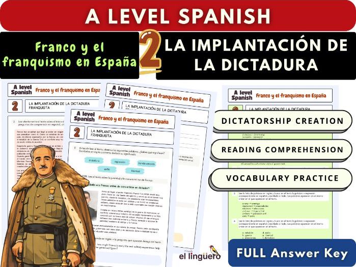 A Level Spanish - The Franco Dictatorship | Teaching Resources