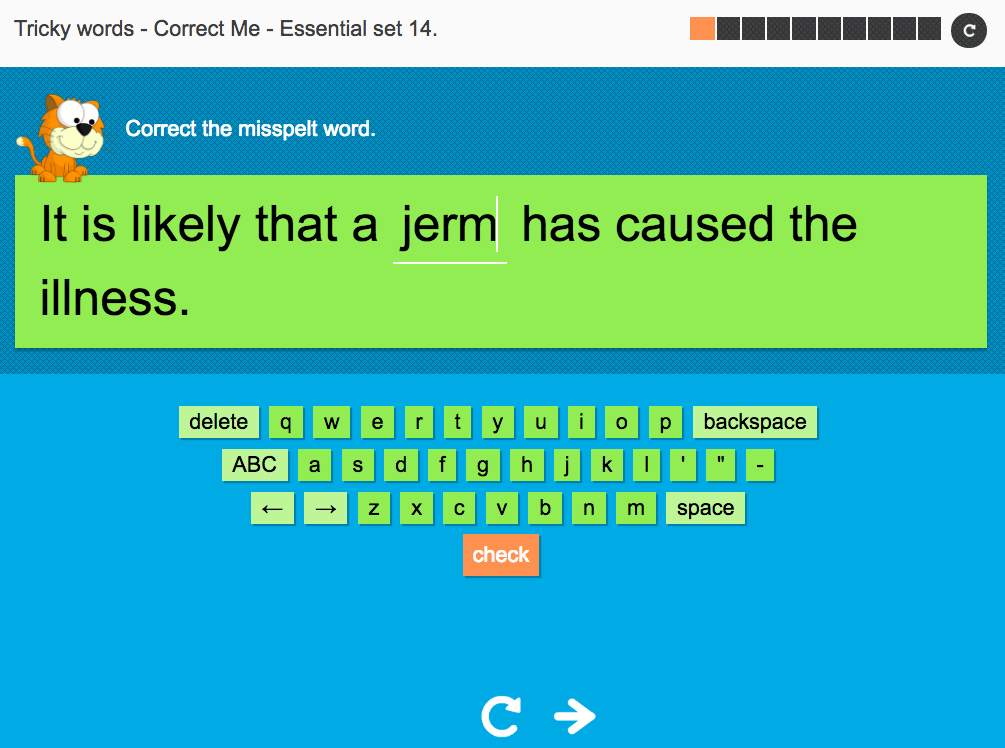 Tricky Words Spelling Interactive Exercise 14 - Essential Level - KS3 ...