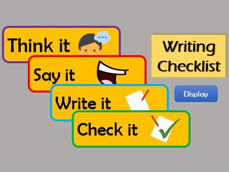 KS1 Writing Support Prompts | Teaching Resources