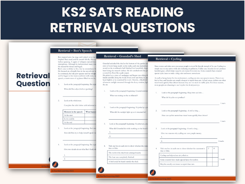 KS2 SATs Reading: How to Answer Retrieval Questions | Teaching Slides ...