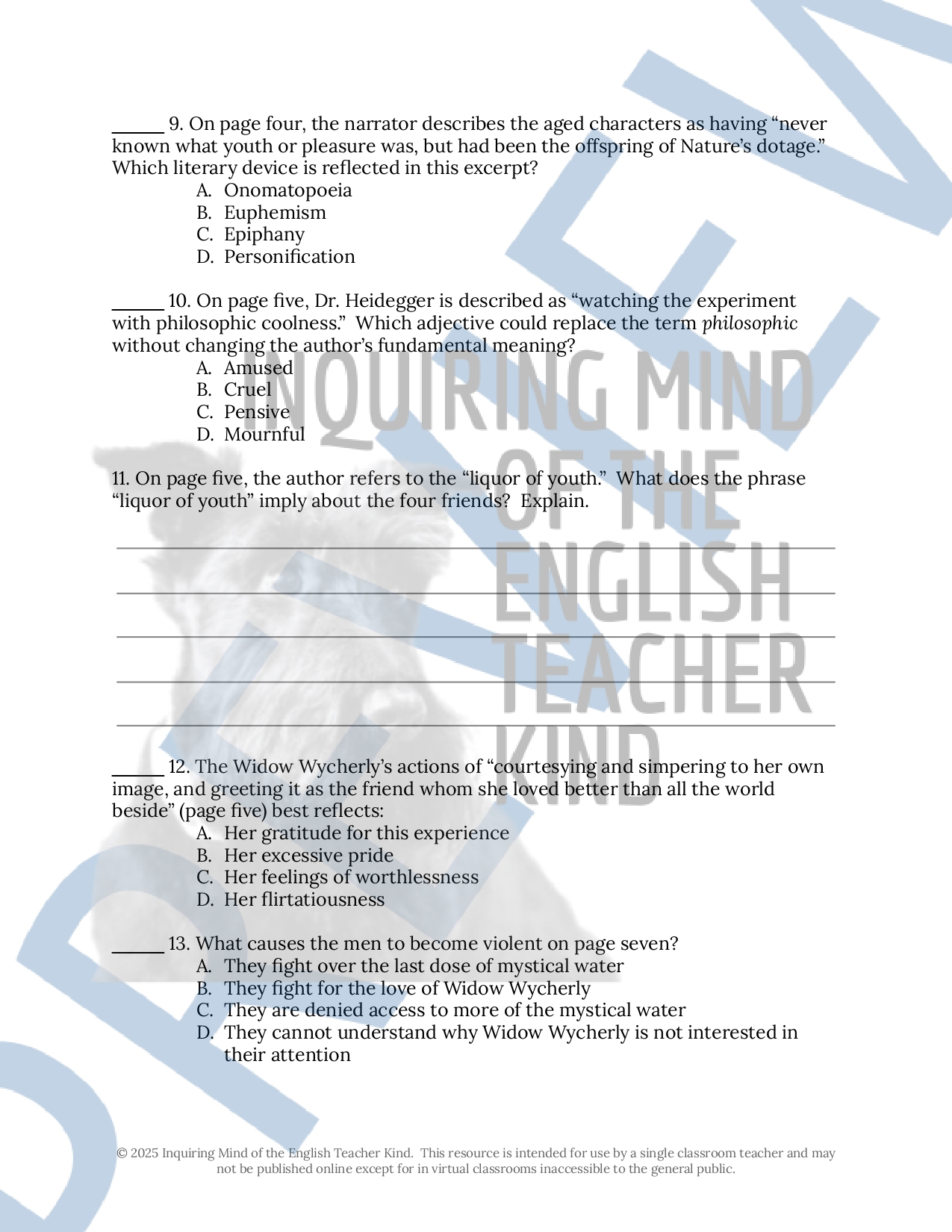 "Dr. Heidegger's Experiment" by Nathaniel Hawthorne Close Reading ...