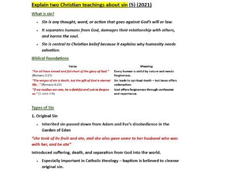 GCSE Christianity Independent Info Pack AQA | Teaching Resources