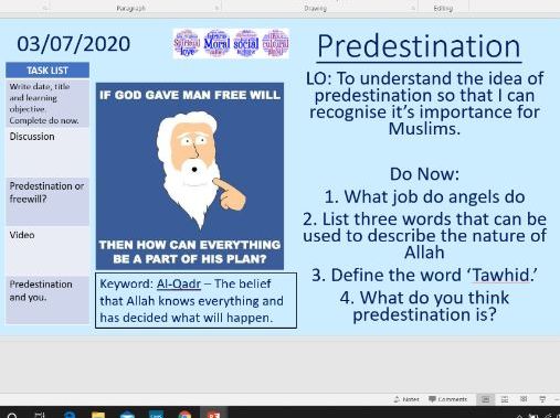 Predestination - Islam | Teaching Resources