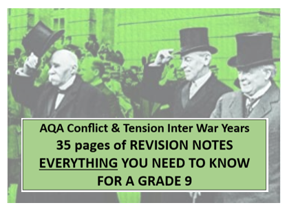 AQA Conflict & Tension Inter-War Years | Teaching Resources