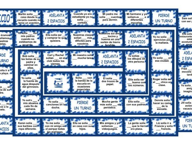 Past Simple with Used To Spanish 4 Worksheet-2 Game-1 Exam Bundle ...