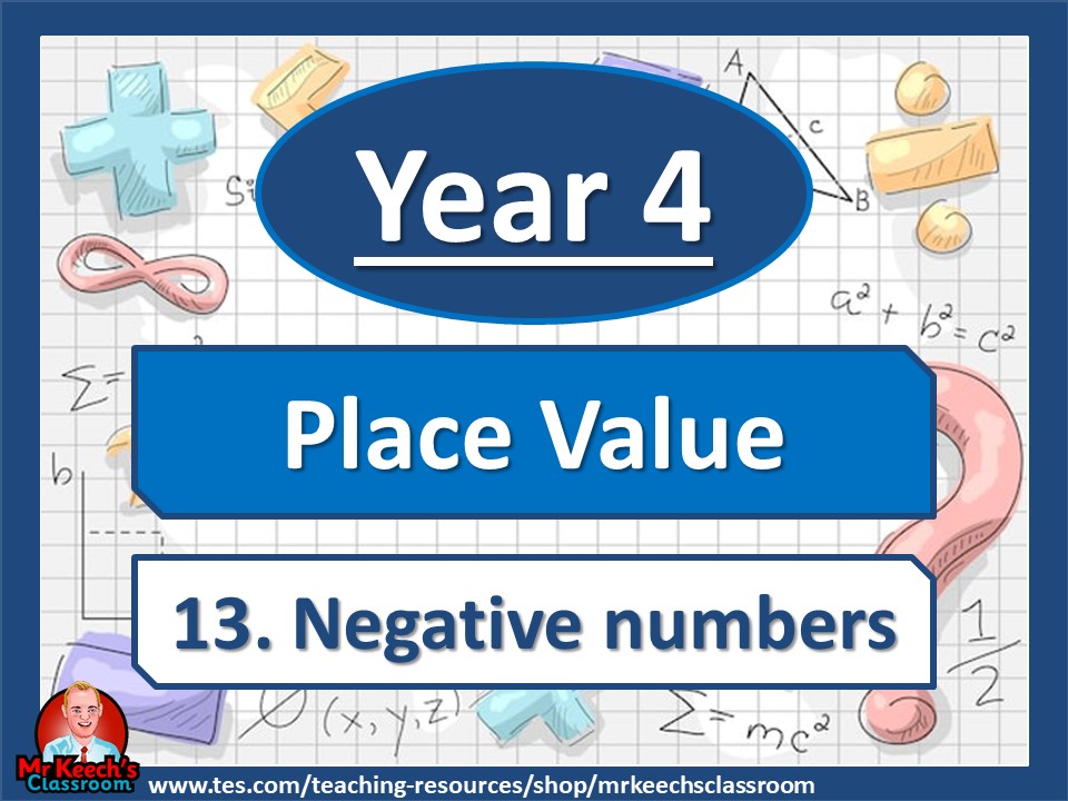 Year 4 Place Value Negative Numbers White Rose Maths Teaching 