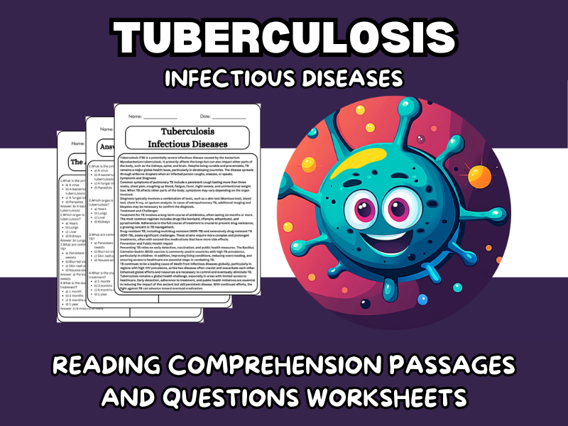 Tuberculosis - Infectious diseases Reading Comprehension Passages ...
