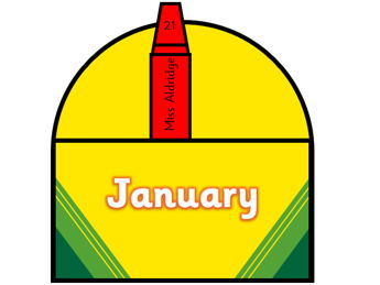 Crayon Birthday Board Display Pack | Teaching Resources