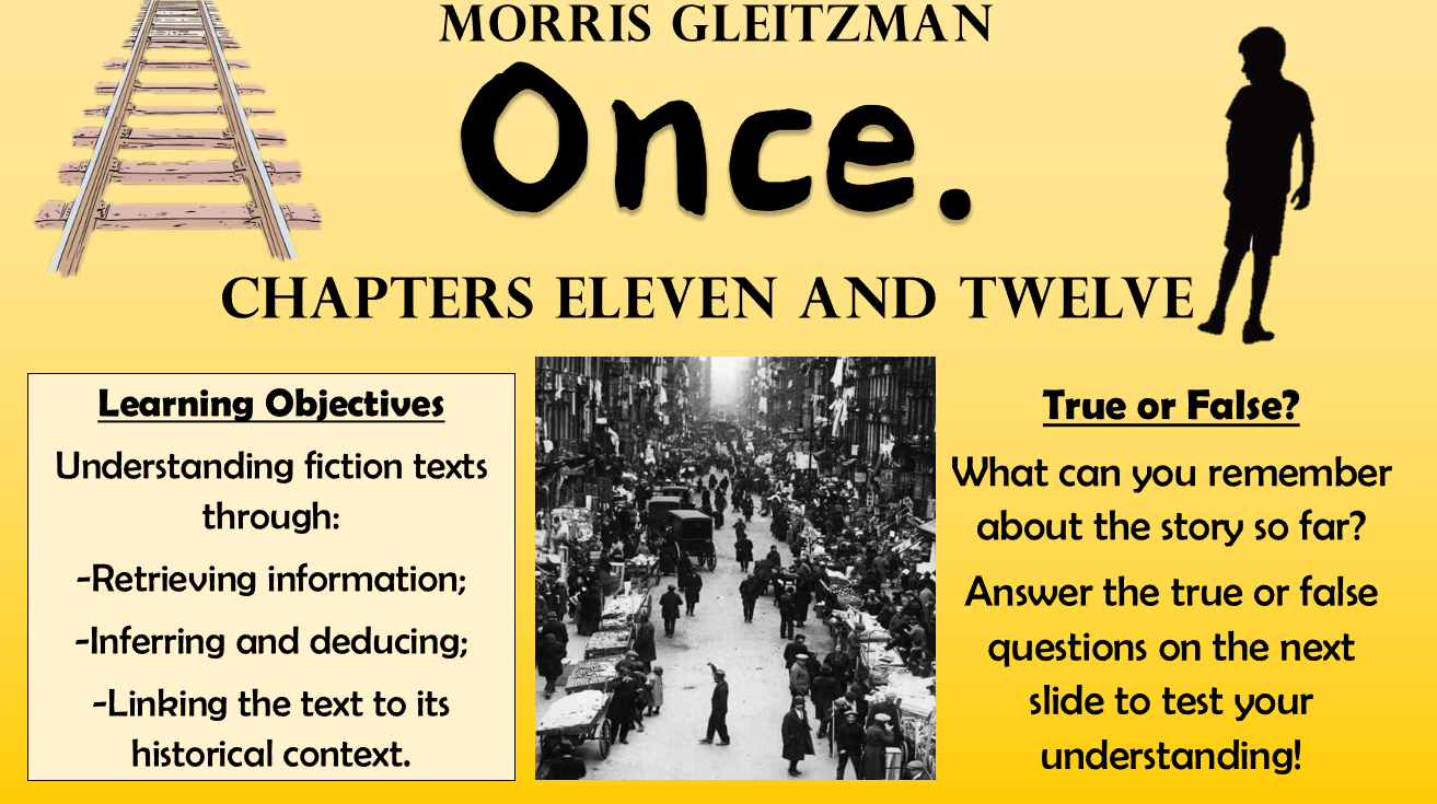 Once - Morris Gleitzman - Chapters 11-12 - Double Lesson! | Teaching ...