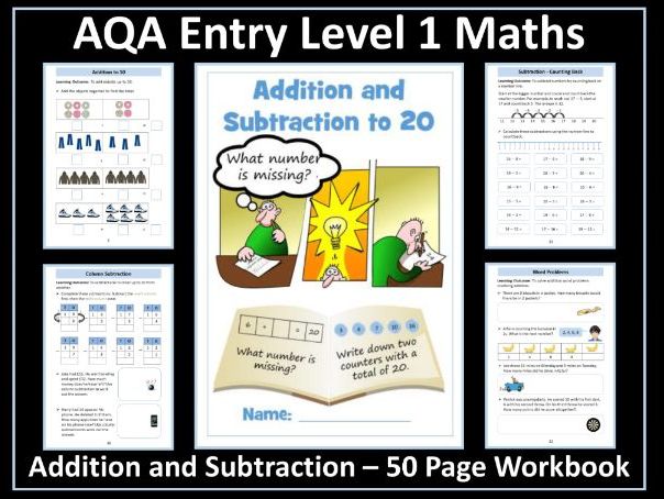 AQA Entry Level 1 Maths Bundle | Teaching Resources