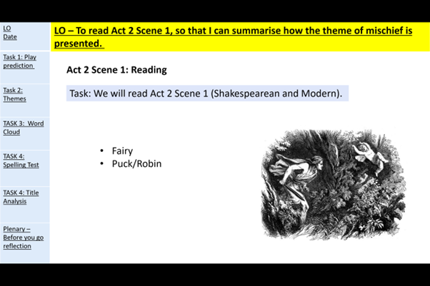 A Midsummer Night's Dream - Scheme of Work | Teaching Resources