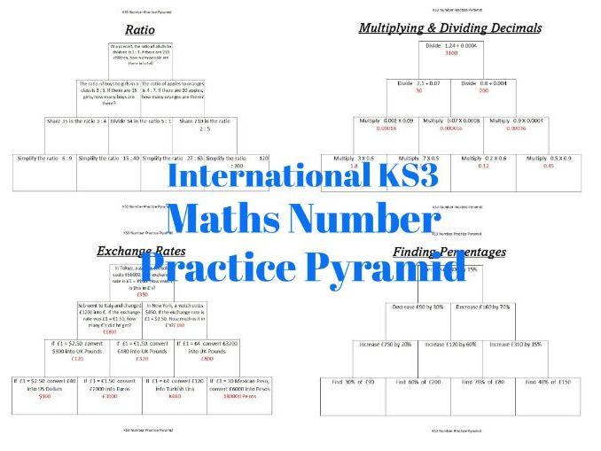 Secondary Maths Resources: Number Worksheets for KS3, KS4, GCSE | Tes