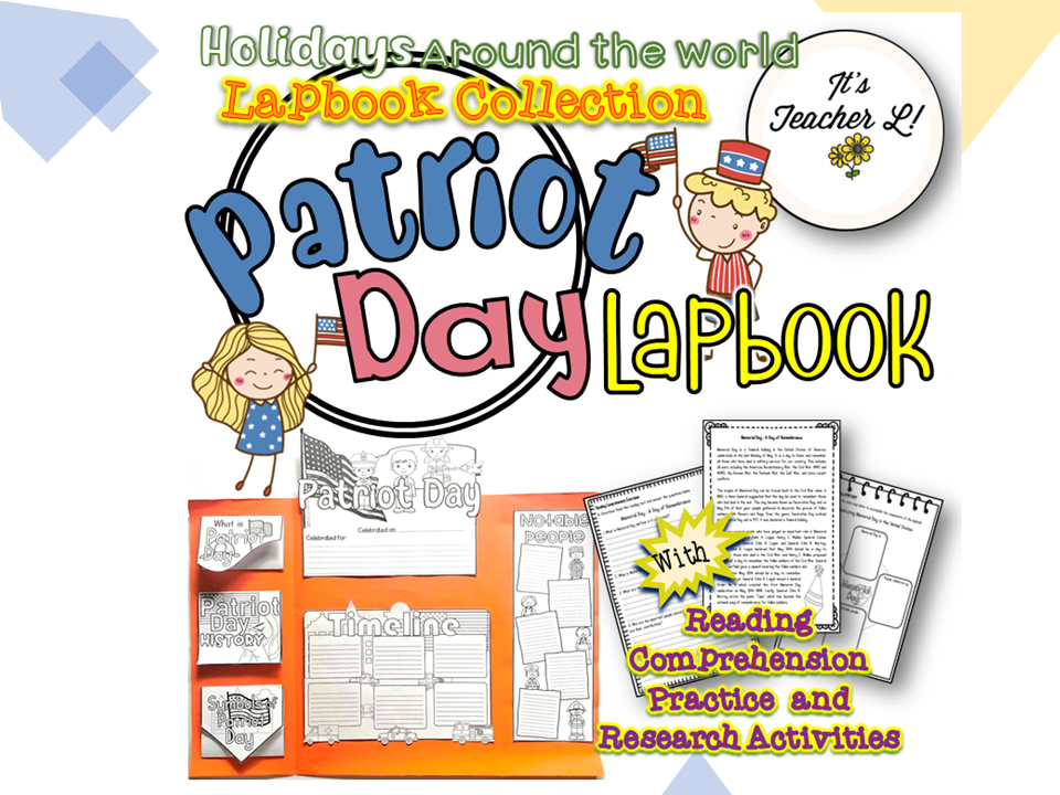 Patriot Day Lapbook with Reading Comprehension Activities | Teaching ...