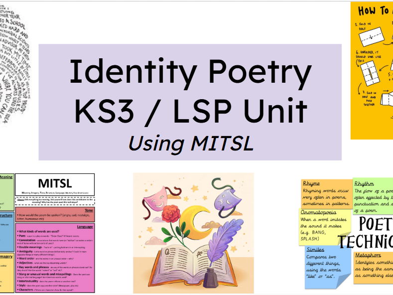Approaching Poetry KS3 / LSP Unit | Teaching Resources
