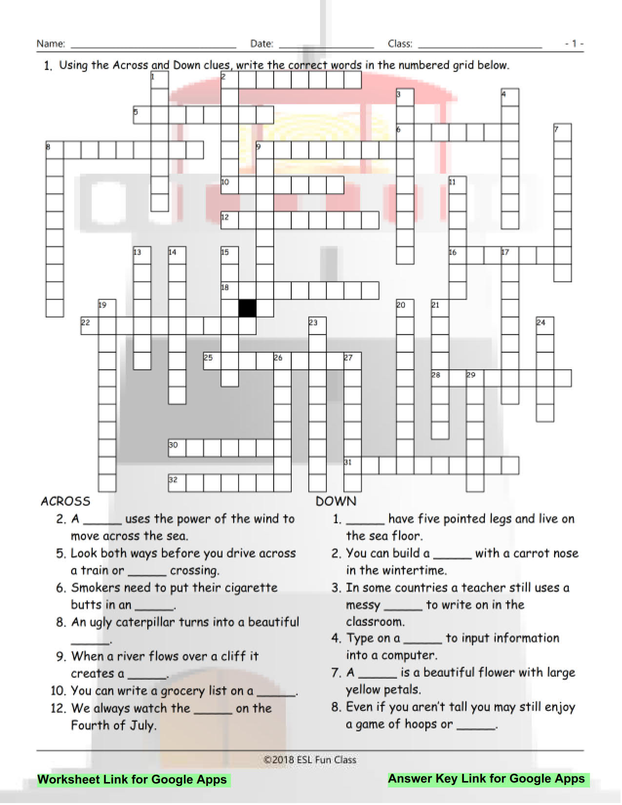 Compound Nouns Interactive Crossword Puzzle For Google Apps Teaching Compound Nouns Interactive Crossword Puzzle For Google Apps Teaching