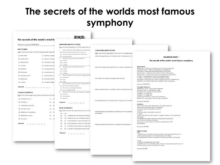 The secrets of the worlds most famous symphony | Teaching Resources