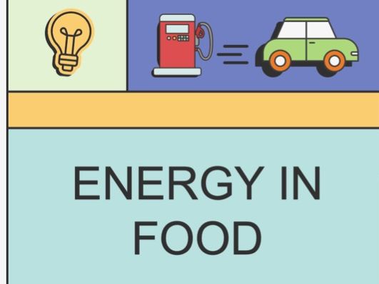 Energy in Food | Teaching Resources