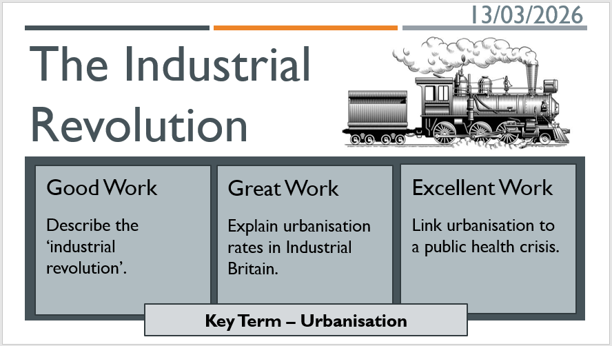 OCR Entry Level History - People's Health - The Industrial Revolution ...