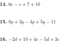 Simplifying expressions by collecting like terms worksheets | Teaching ...
