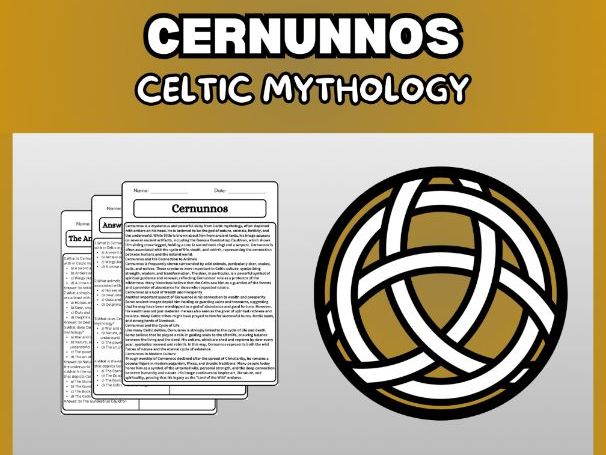 Cernunnos - Celtic Mythology Reading Comprehension Passages & Questions ...
