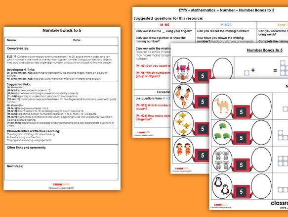 Early Years Maths Resources: Number Worksheets and Activities | Tes