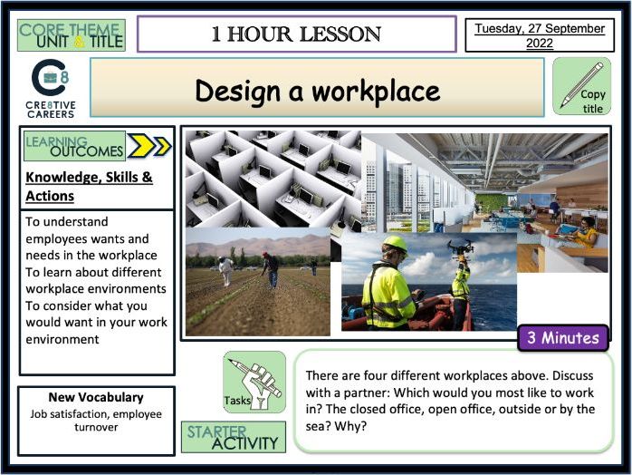 Design a new workplace Challenge | Teaching Resources