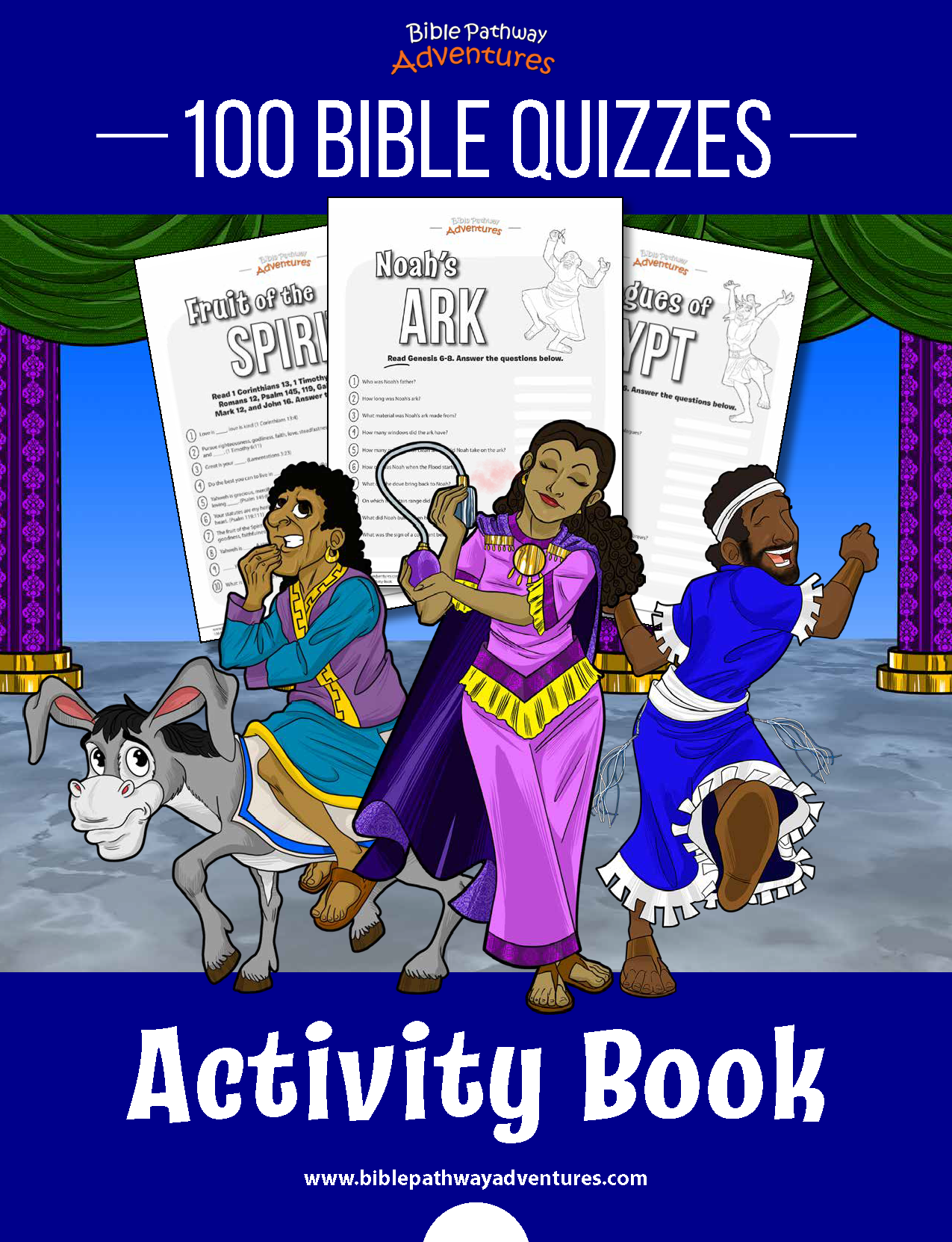 100 Bible Quizzes Activity Book | Teaching Resources