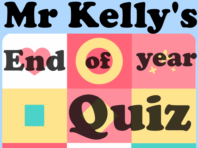 Mr Kelly's Fun Maths Reward Quiz 39 | Teaching Resources