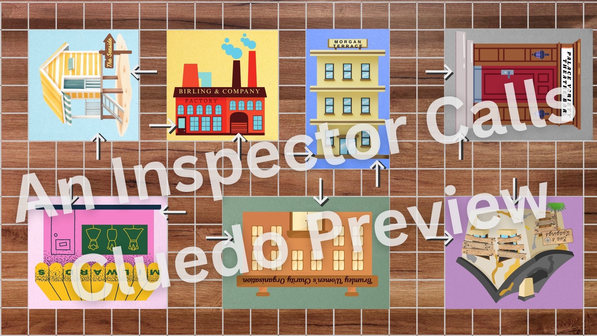 English Literature An Inspector Calls Cluedo Revision Game | Teaching ...