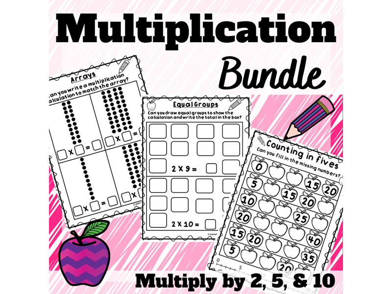 Multiplication 2 5 10 Times Tables Worksheets KS1 Teaching Resources