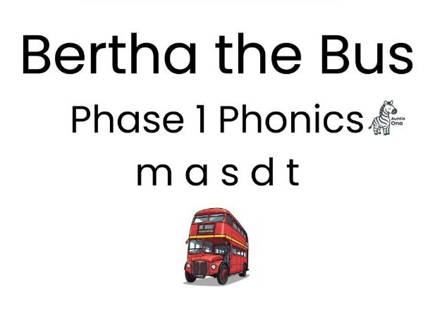 EYFS Phase 1 Phonics Bertha the Bus Activity | Teaching Resources