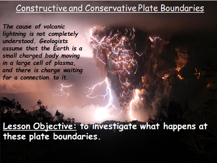 GCSE KS4 Constructive and Conservative Plate Boundaries | Teaching ...
