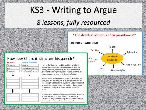 KS3 Writing to Argue (8 lessons for FREE) | Teaching Resources