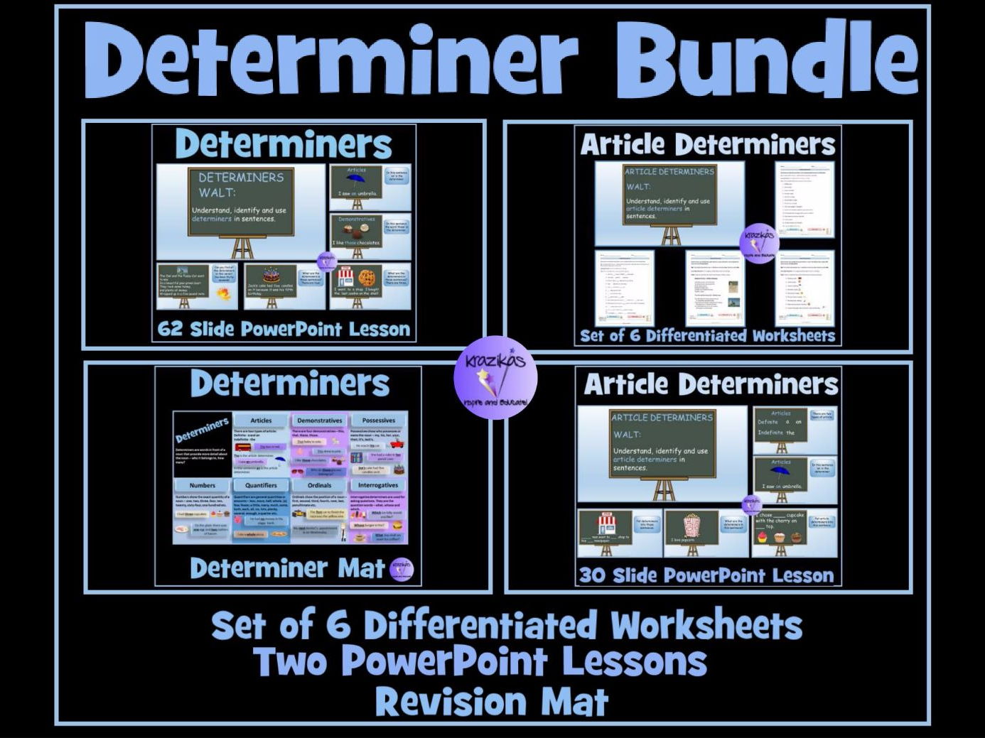 Determiners Teaching Resources