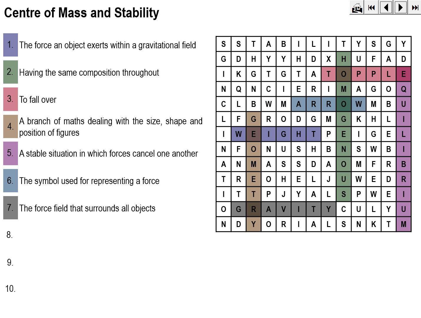 Centre of Mass and Stability | Teaching Resources